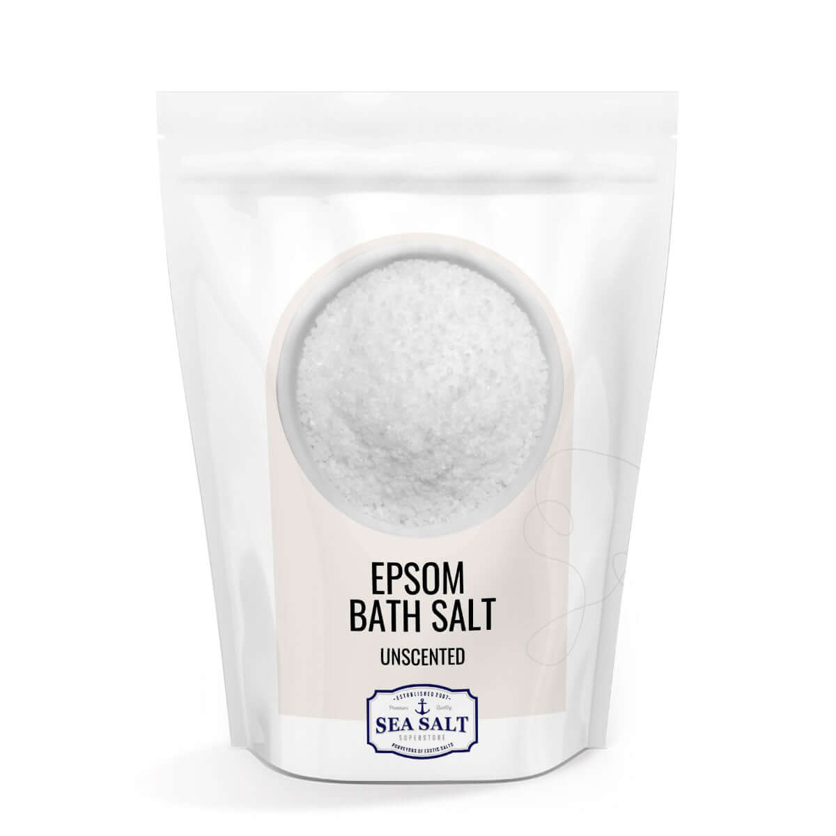 Natural Bath & Spa Salt - Fast Dissolve Formula, No Additives Premium ...